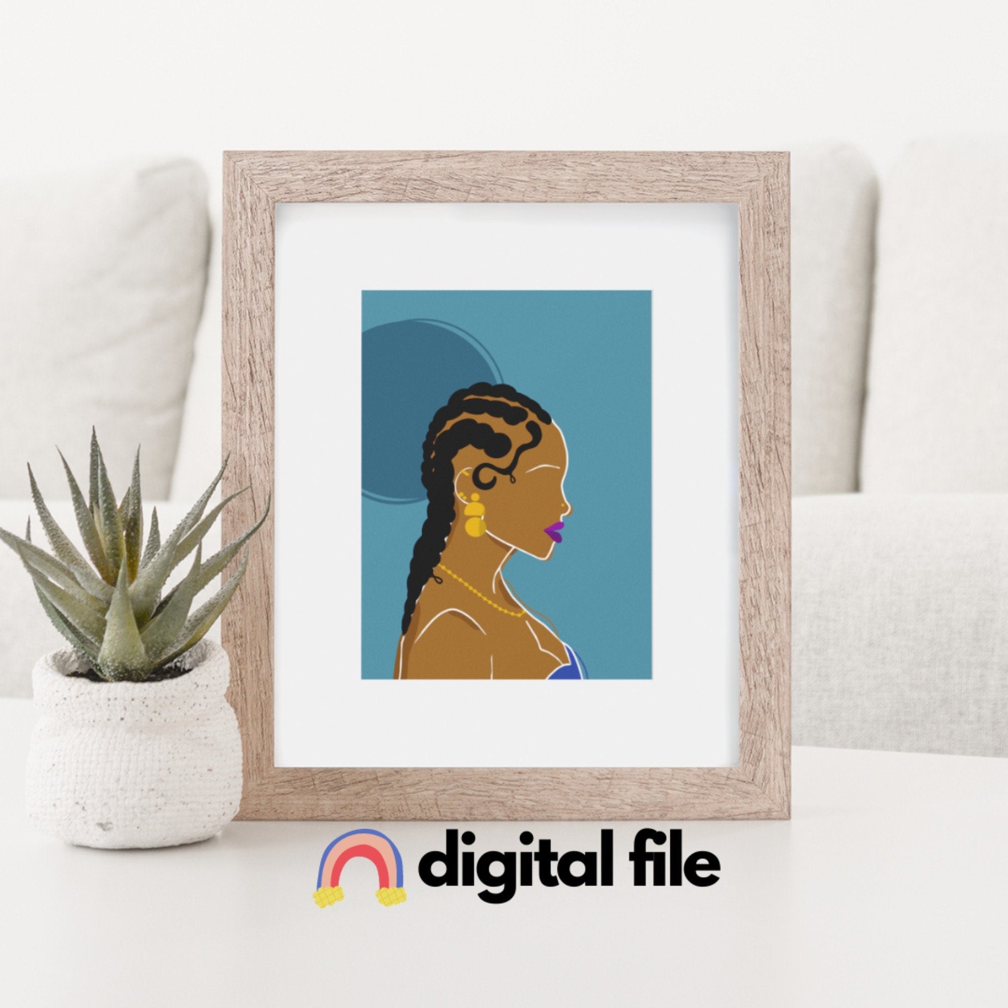Printable Black Art Instant Download Black Woman Wall Art | Etsy