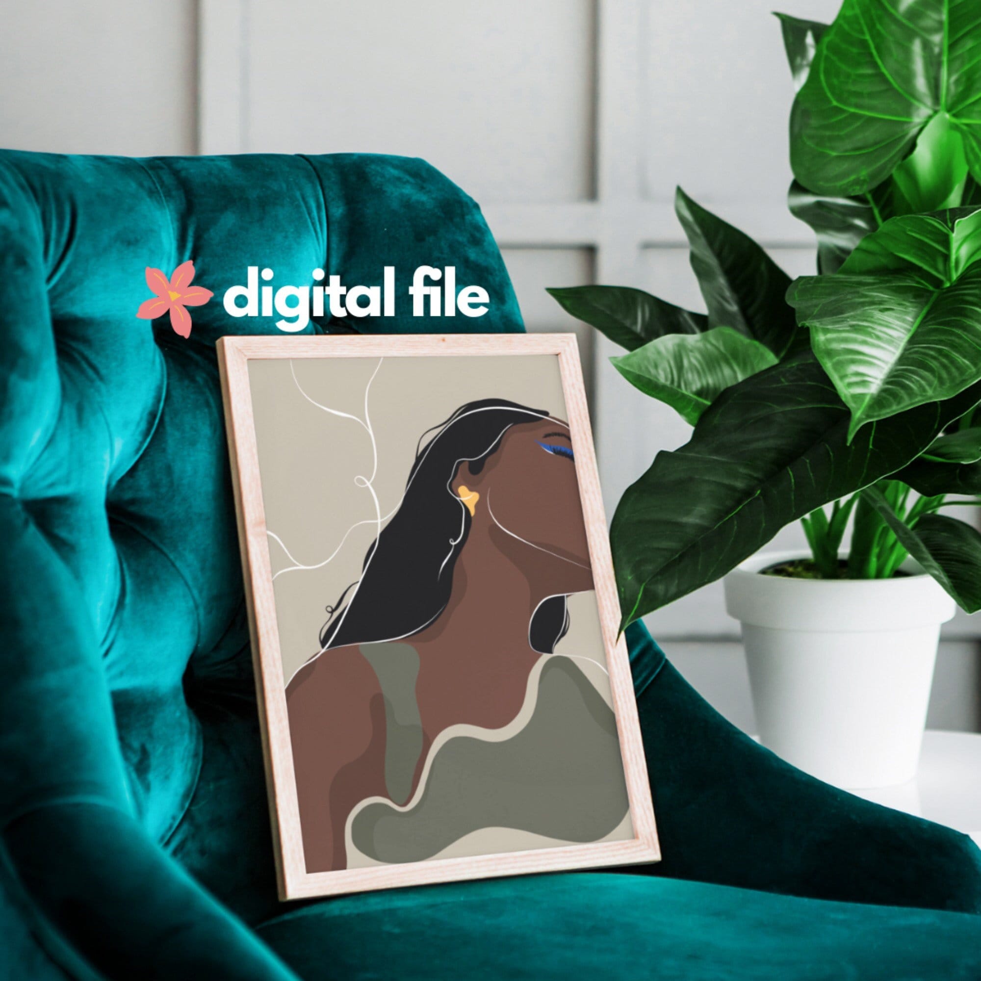 Printable Black Art, Instant Download, Black Art, Black Woman, Black ...