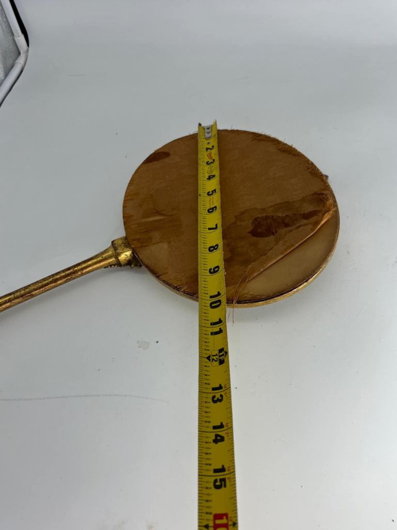 Antique Hand Mirror Ornate Vanity Handled Oval Wood Mirror - Etsy