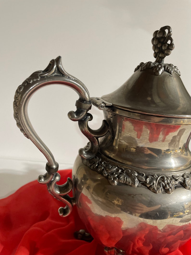 Vintage Silver Plated Copper Tea and Coffee Pot Set With Sugar - Etsy