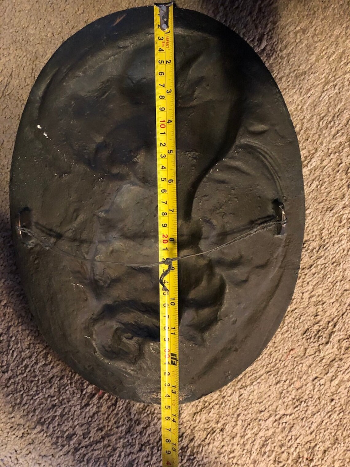 Vintage Cast Iron Relief Woman Art Nouveau Plaque Copper Wash - Etsy