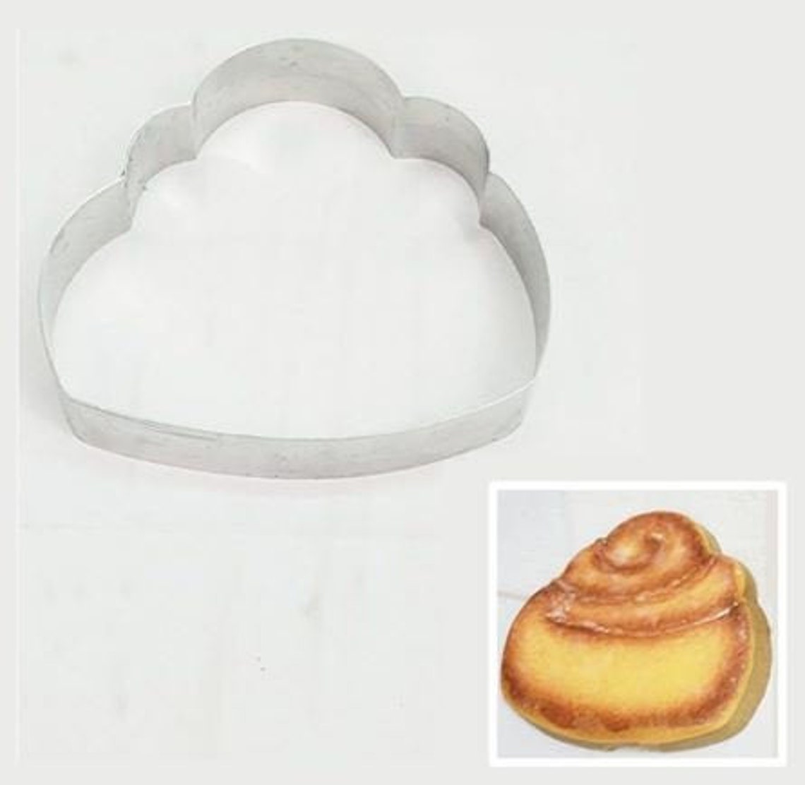 Cinnamon Roll Cookie Cutter Pastry Cookie Cutter | Etsy