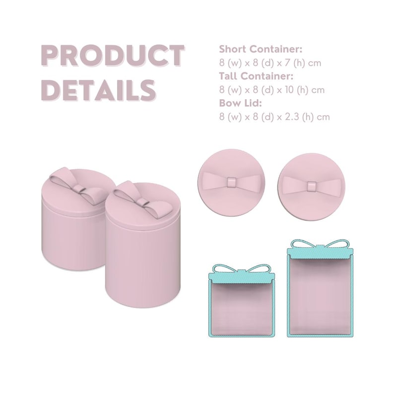 Bow Container STL File - DIGITAL FILE for 3D Printing - Etsy