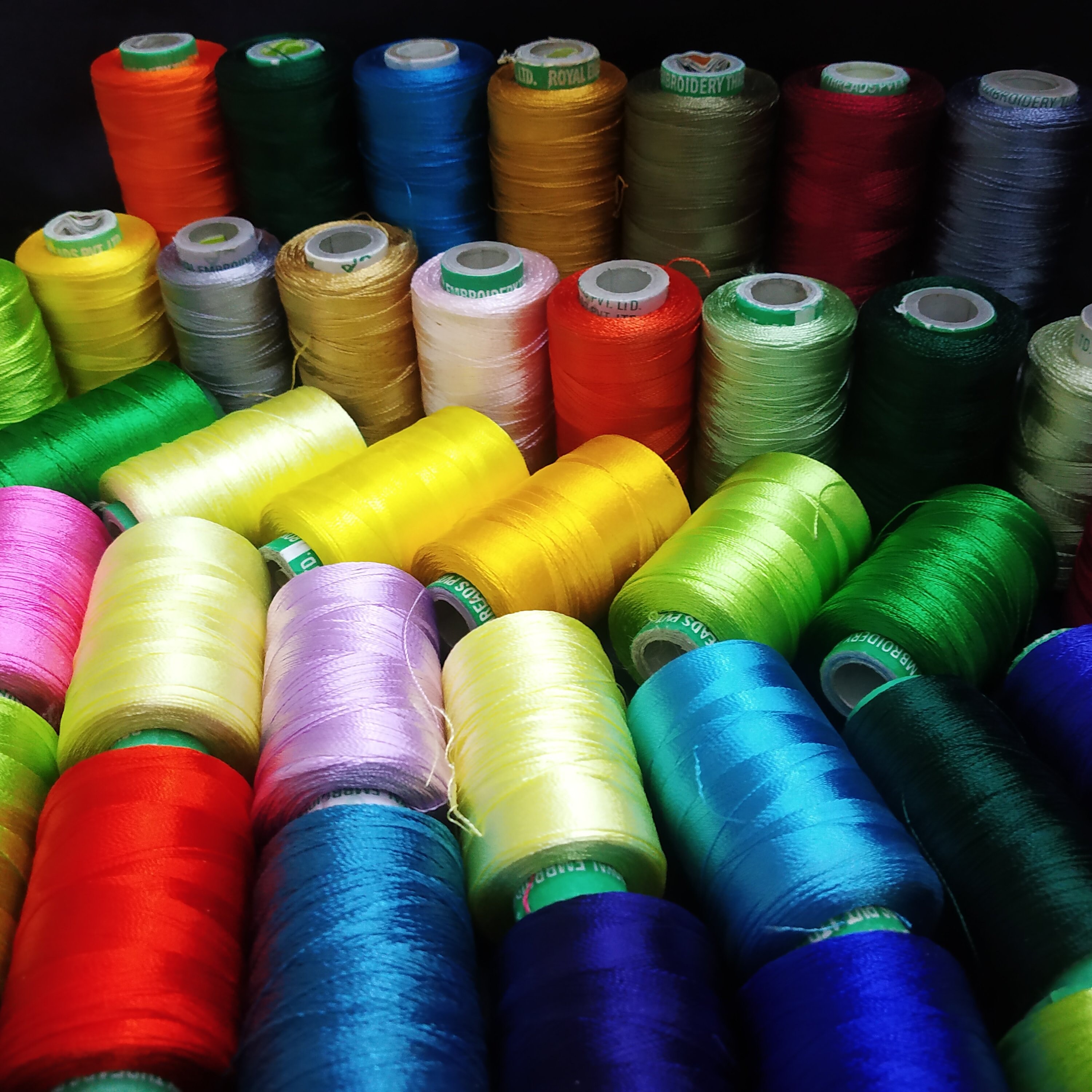 Rayon Silk Thread, Wholesale Spools of Embroidery Threads ...