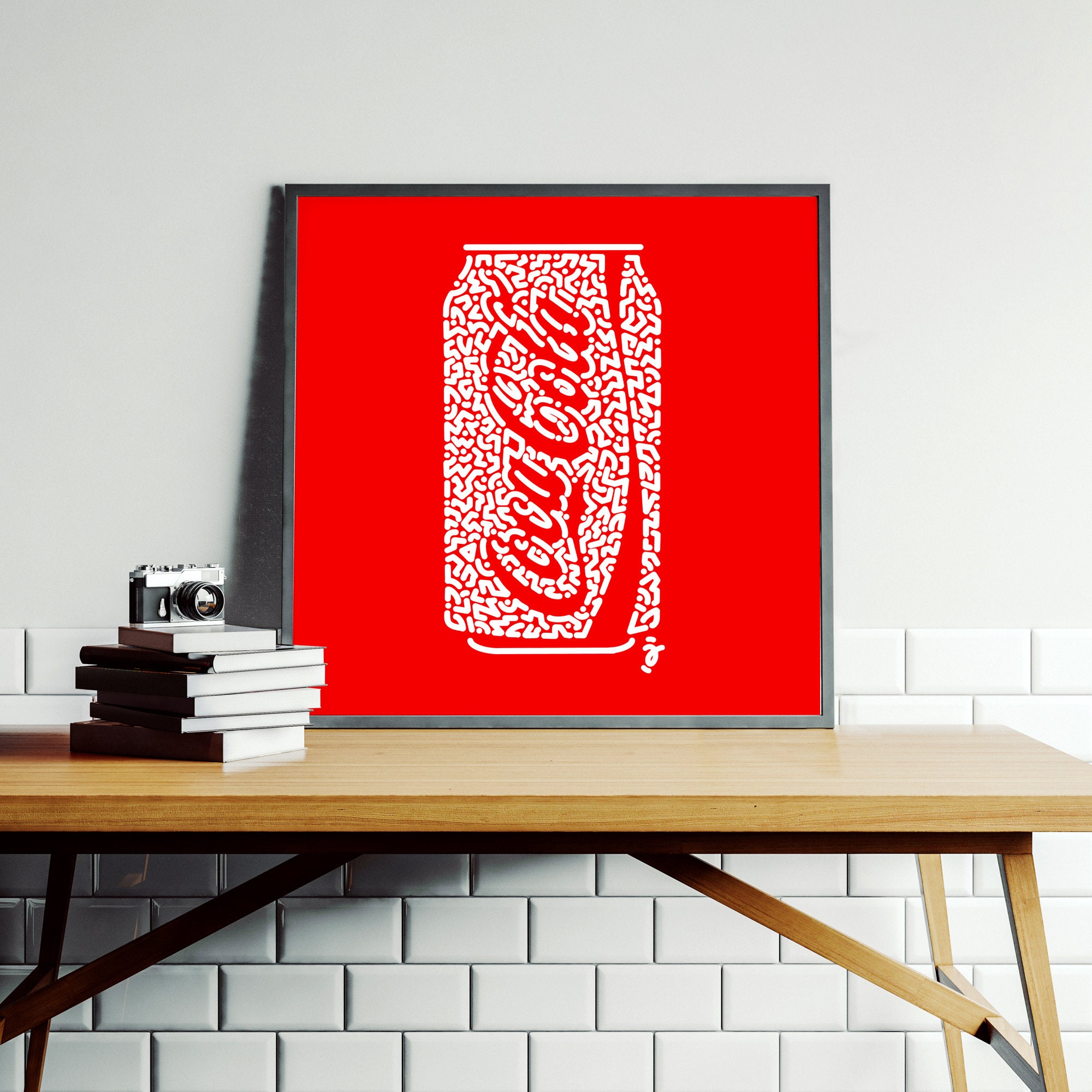 Coke Can - Pop Art Print - Etsy