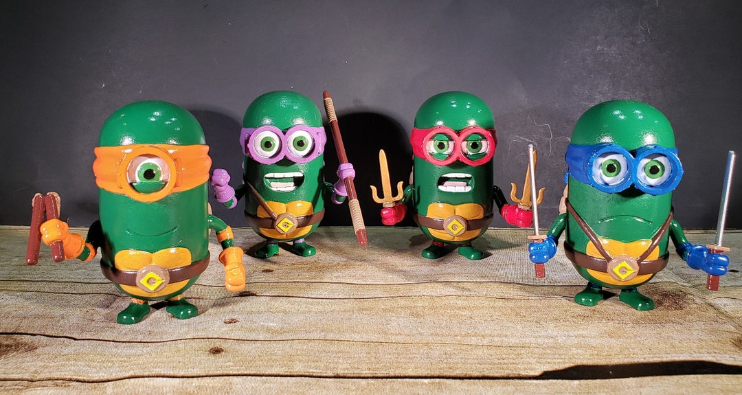 TMNT Despicable Me Minions Mash-up - Etsy