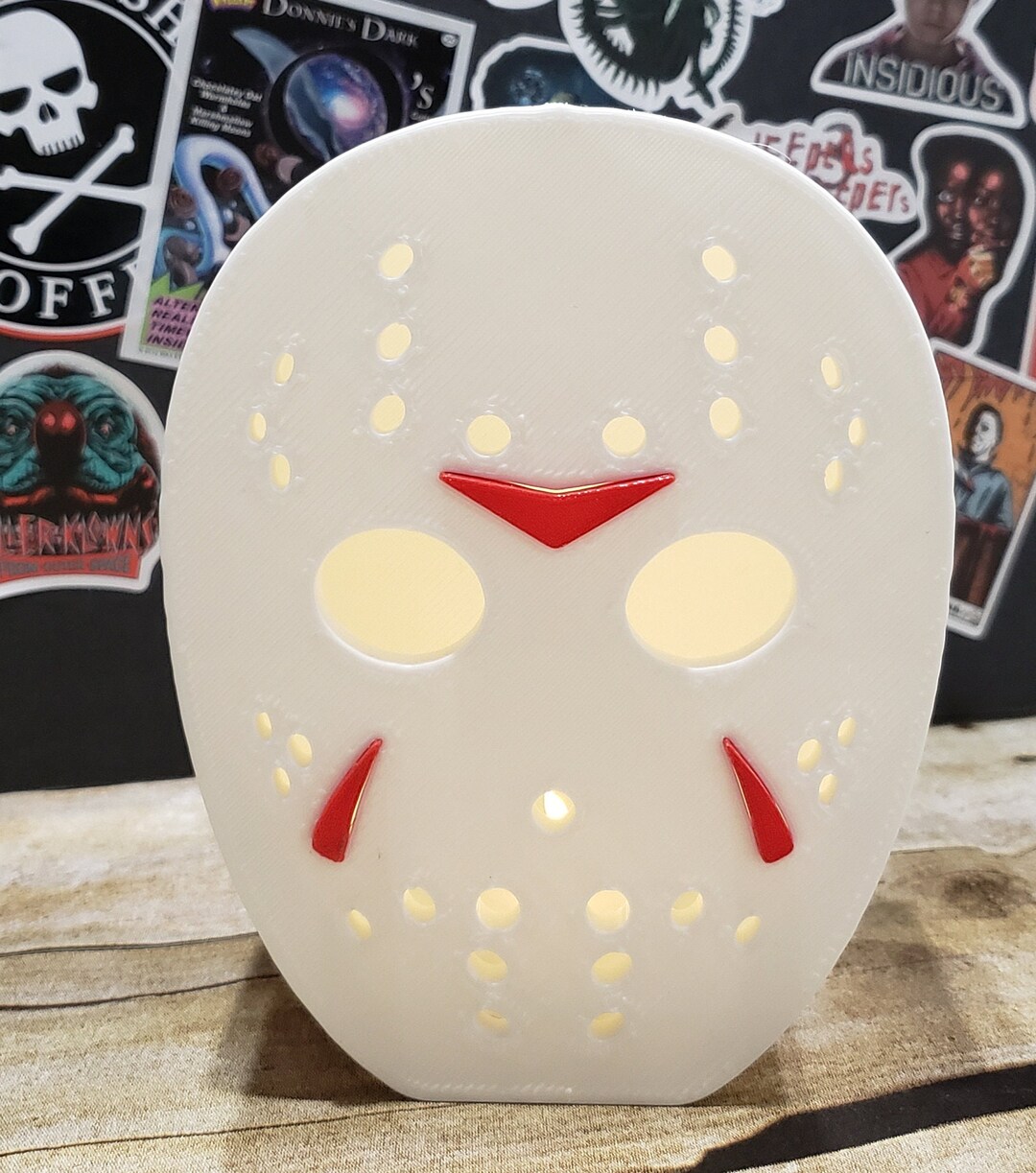Jason (friday the 13th) LED Candle Holder FAN ART - Etsy