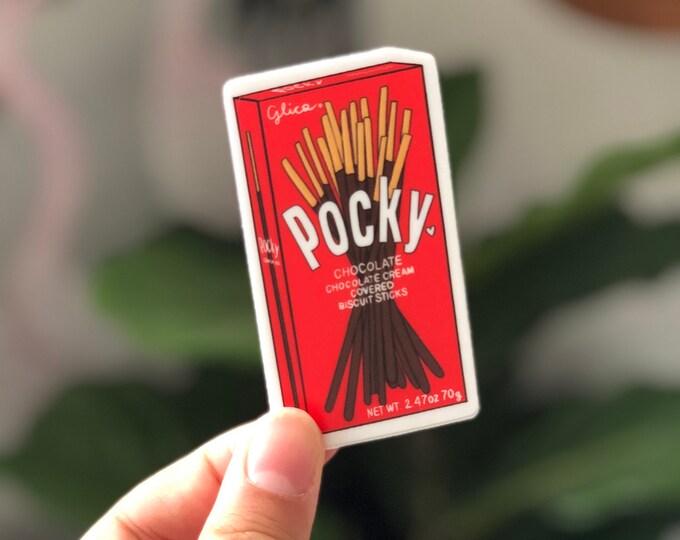 Chocolate Pocky Vinyl Sticker | Japanese Candy | Vinyl Sticker ...