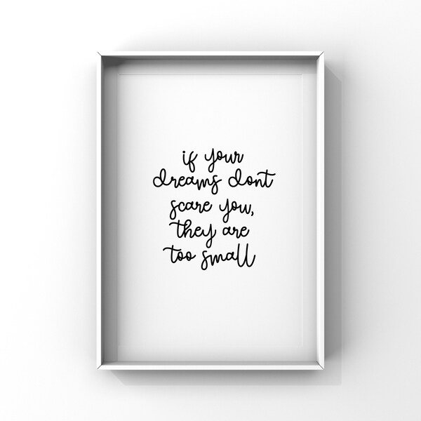 Inspiration Quote Typography - Etsy