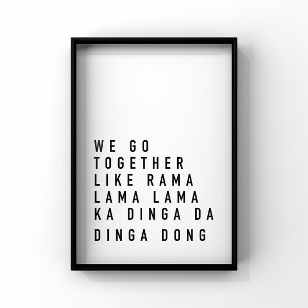 We Go Together - Etsy