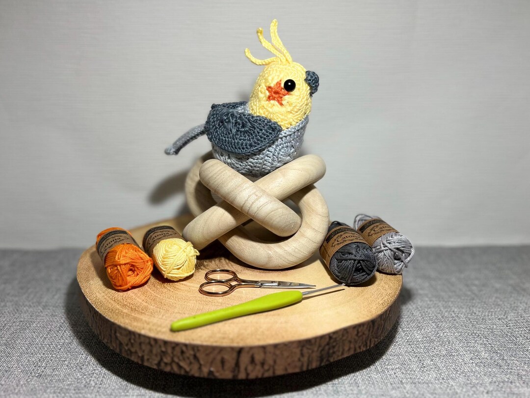 Cockatiel Crochet Pattern Charlie the Cockatiel, Cockatiel African ...
