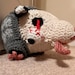 GORY Squashed Blossom the Opossum Door Stop Crochet Pattern, Possum Toy ...