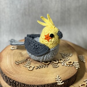 Cockatiel Crochet Pattern Charlie the Cockatiel, Cockatiel African ...