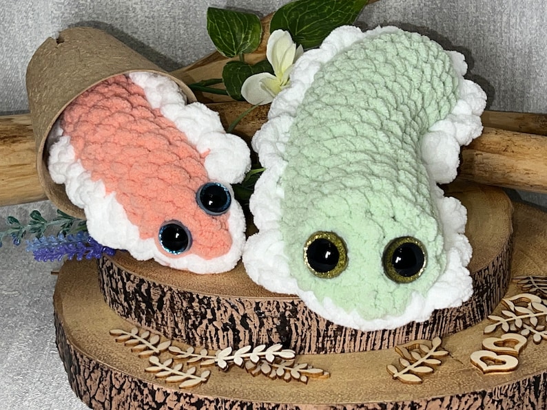 Snuggle Slugs Crochet Pattern: Beginner Friendly, No Sew (PDF Pattern ...