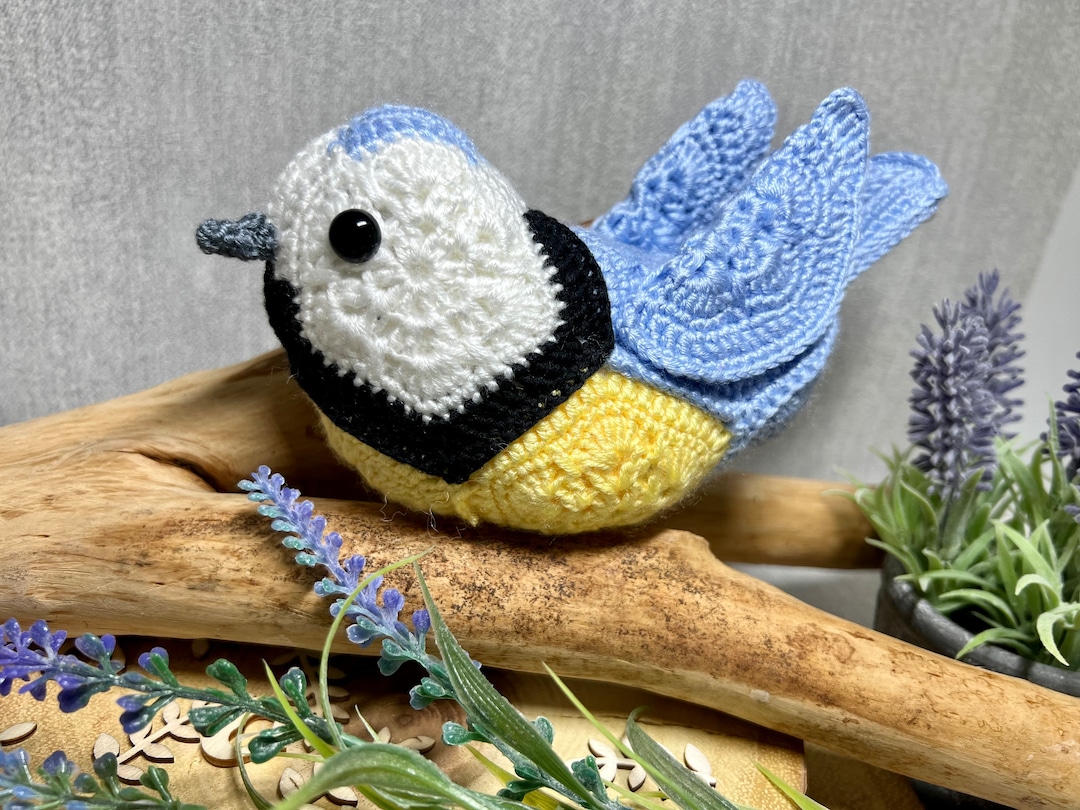 Blue Tit Crochet Pattern Bluetit- Quick Fun Bird Pattern - African ...