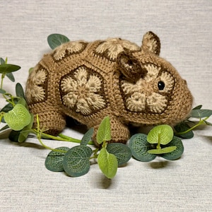 Wilbur the Wombat Crochet Pattern - African Flower Crochet - Free Guide ...
