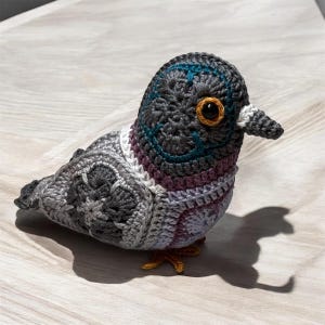 Pigeon Crochet Pattern: African Flower Design (PDF Digital Download) - Etsy