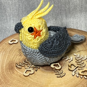 Cockatiel Crochet Pattern Charlie the Cockatiel, Cockatiel African ...