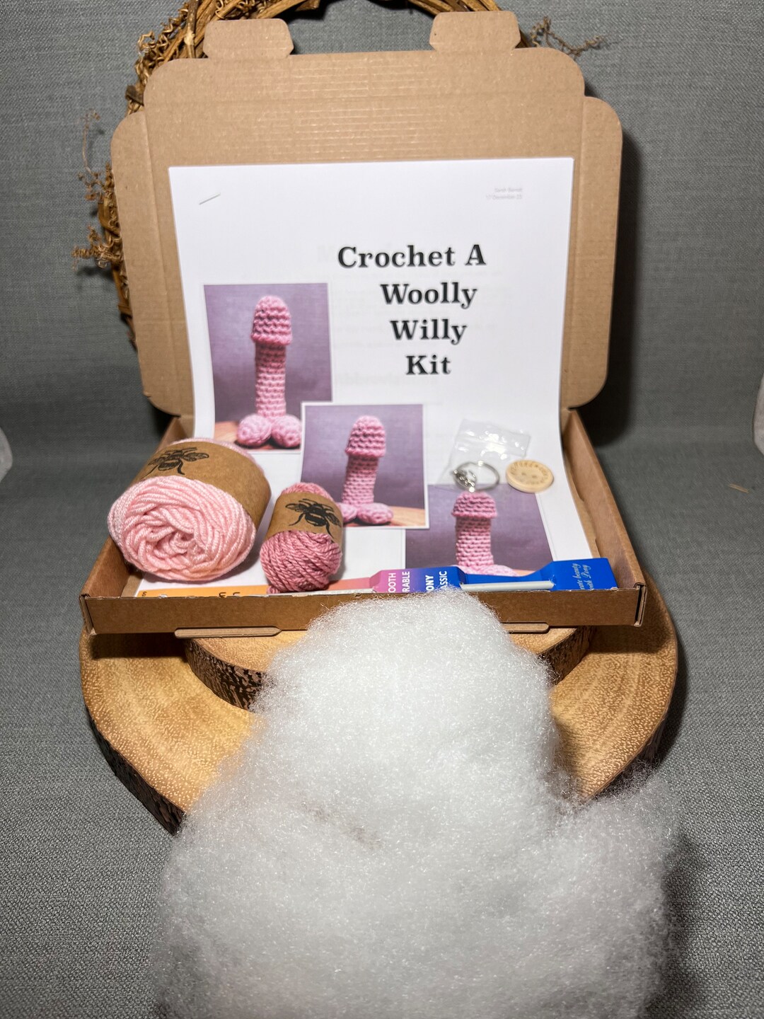 Woolly Willy Crochet Kit, Adult Crochet Gift, Penis Keyring - Etsy