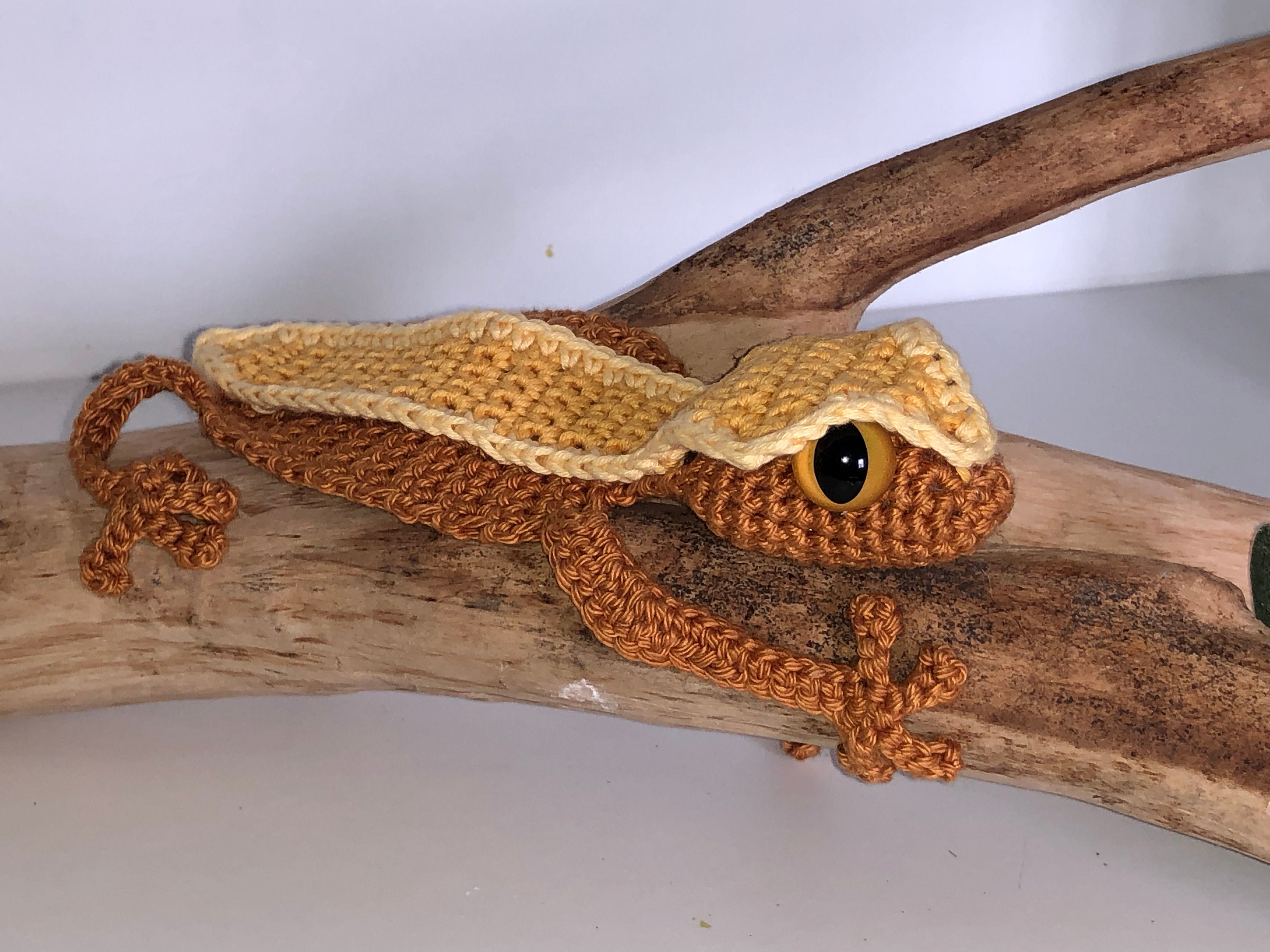 Crested Gecko Crochet Pattern: Amigurumi Doll (PDF Version) - Etsy