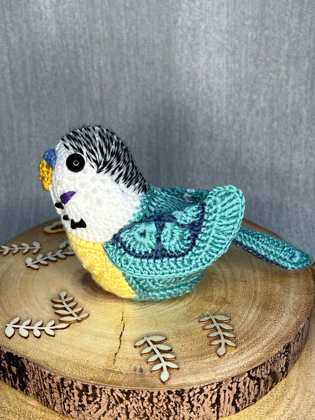 Budgie Parakeet Parrot-crochet Pattern African Flower Crochet ...