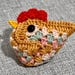 Granny Square Crochet Chicken Pattern: Chubby Ginger (PDF Pattern) - Etsy