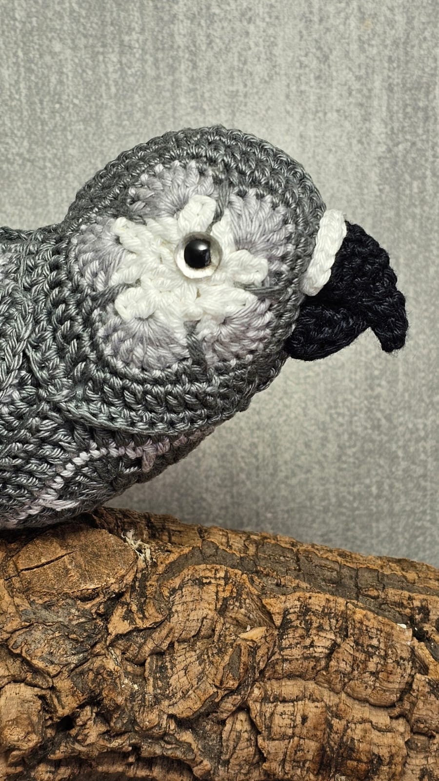 African Grey Parrot Crochet Pattern: African Flower Design (PDF Digital ...