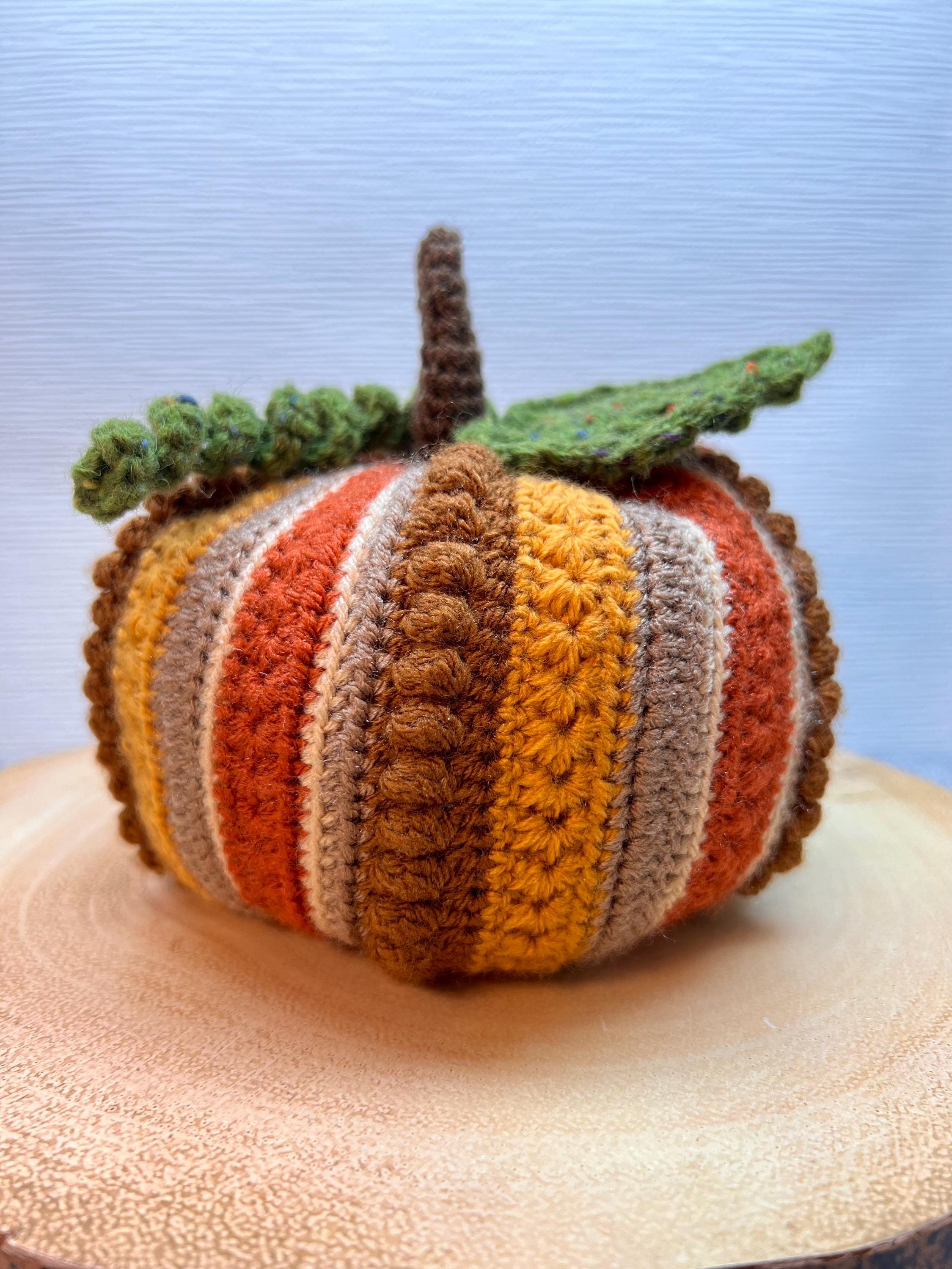 Striped Pumpkin Crochet Pattern for Halloween, Fall, Autumn. Pdf ...