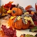 Chicken Pumpkin Crochet Pattern for Halloween or Fall, Autumn. Pdf ...