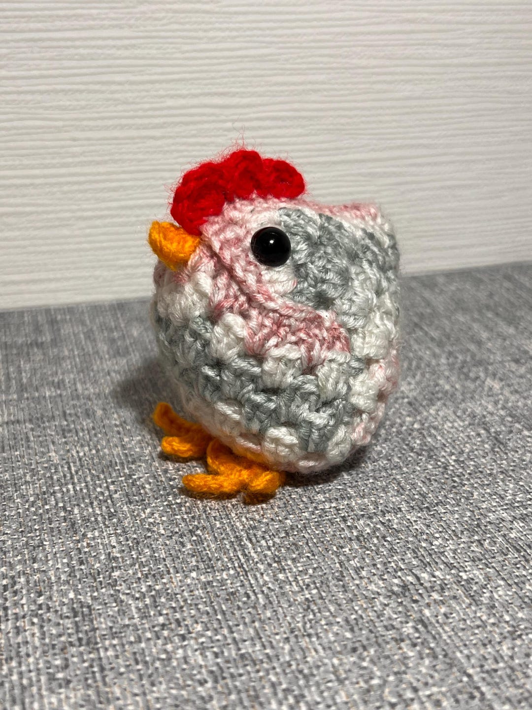 Chubby Granny Square Crochet Chicken Pattern (PDF) - Etsy