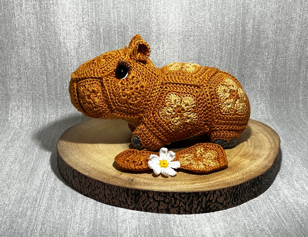 Capybara Crochet Pattern, Clara the Capybara, Pdf to Make an African ...