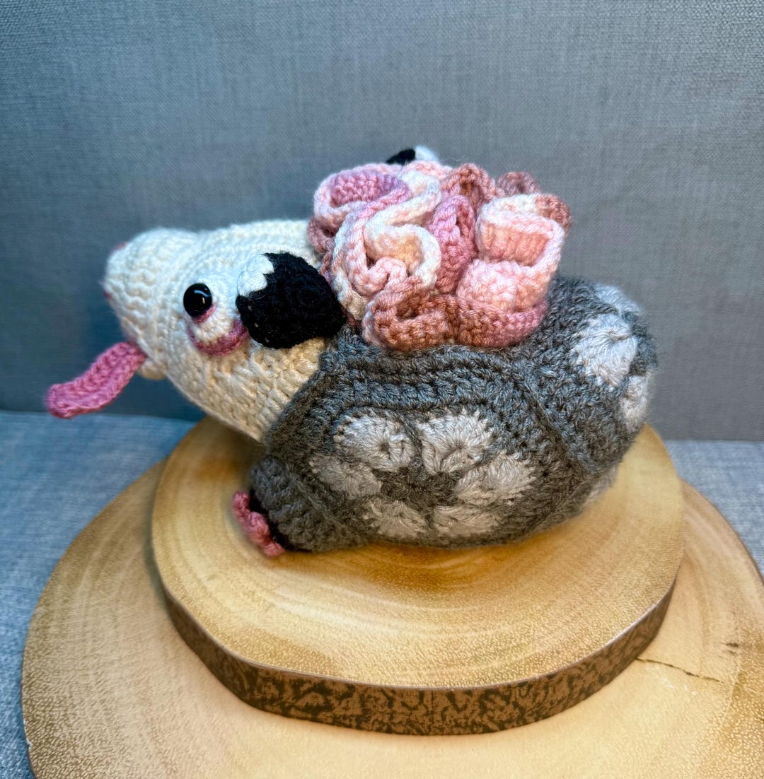 Blossom the Opossum Brain Coasters Crochet Pdf, Blossom the Opossum ...