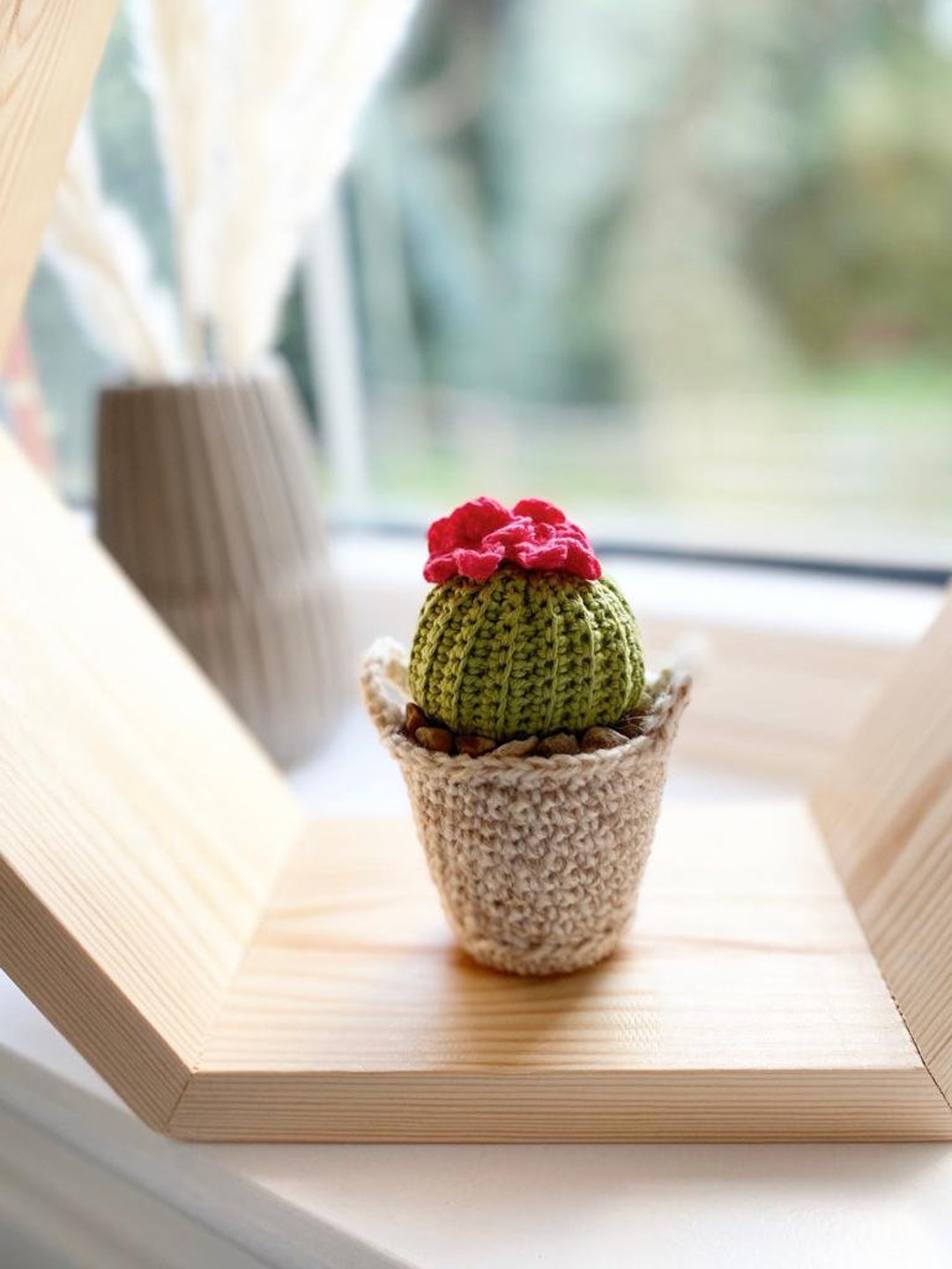 Cactus Crochet Pattern Barrel Cacti- Easy Cheap Pattern - Present ...
