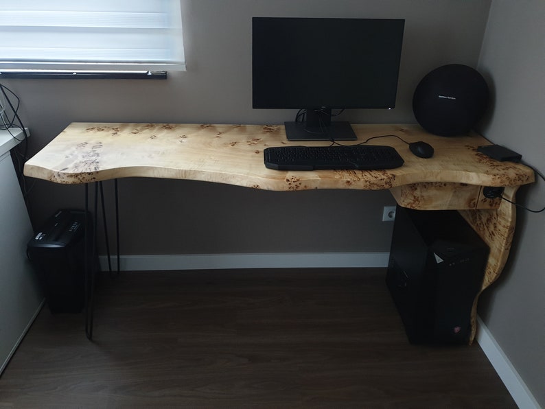 Mappa Burl Desk con USB 3.0 Hub - Etsy México