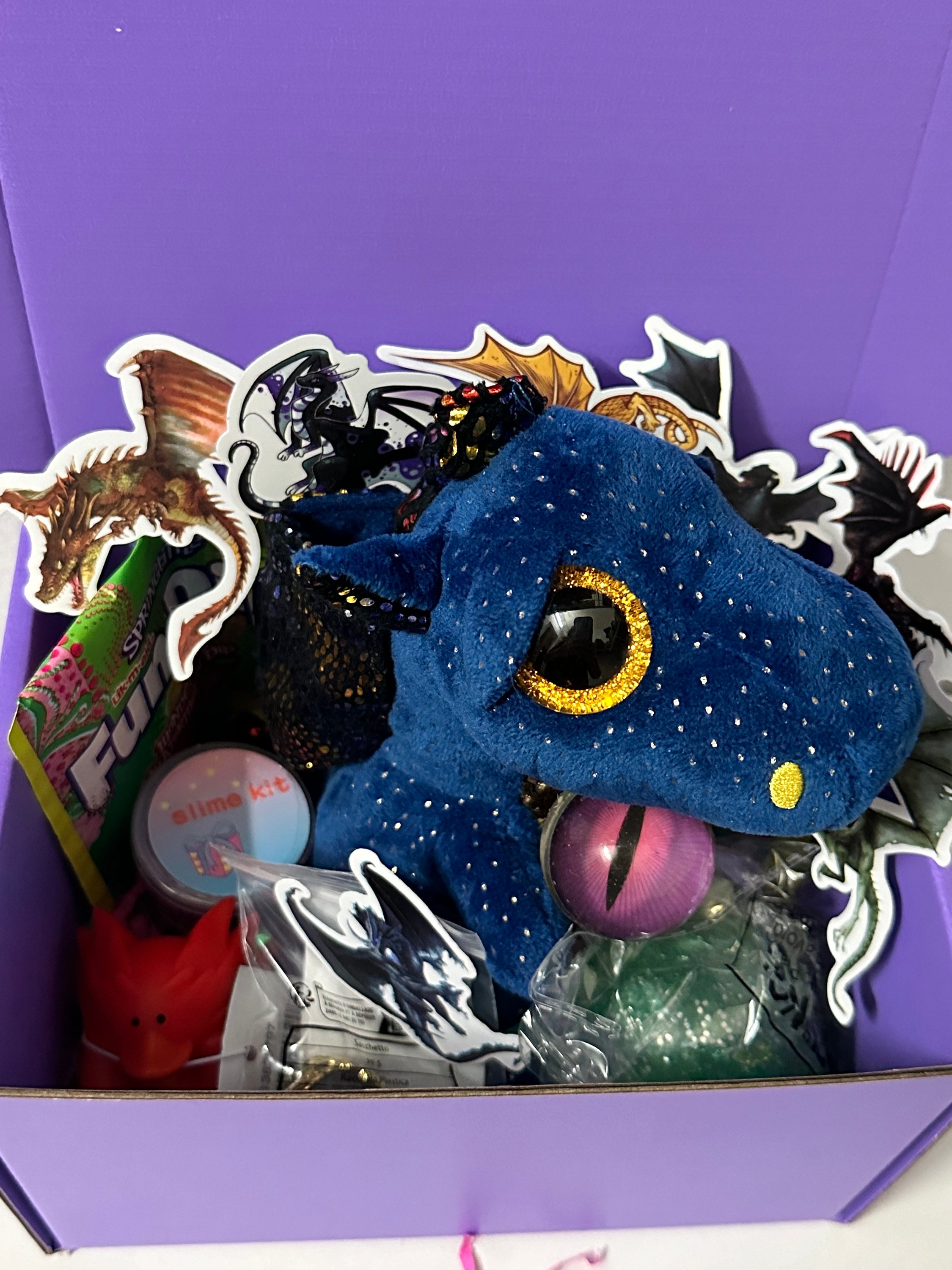 Dragon Surprise Box Plush Toys Fidgets Jewelry Gift Dragon Ring Dragon ...