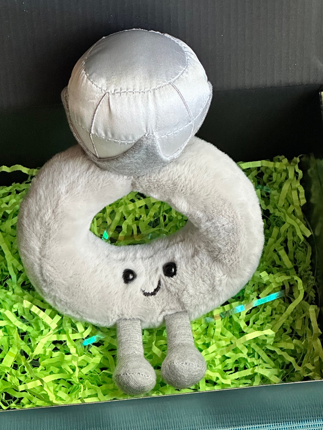Wedding Engagement Ring Plushie Fun Wedding Proposal Engagement Gift ...