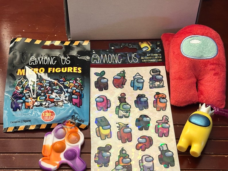 Among Us Surprise Box GAMER Gift for Kids Gaming Merch Among Us ...