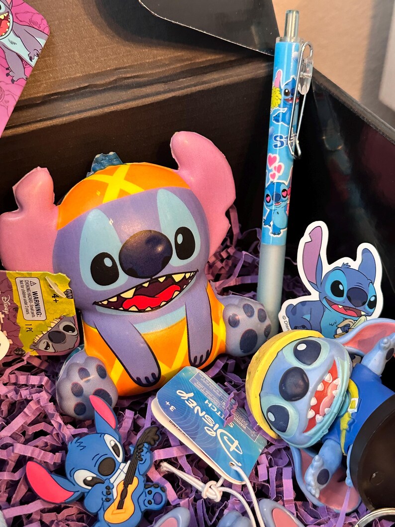 Disney Stitch Gift Box Pumpkin Spice Plush Stitch Kids Surprise Box ...