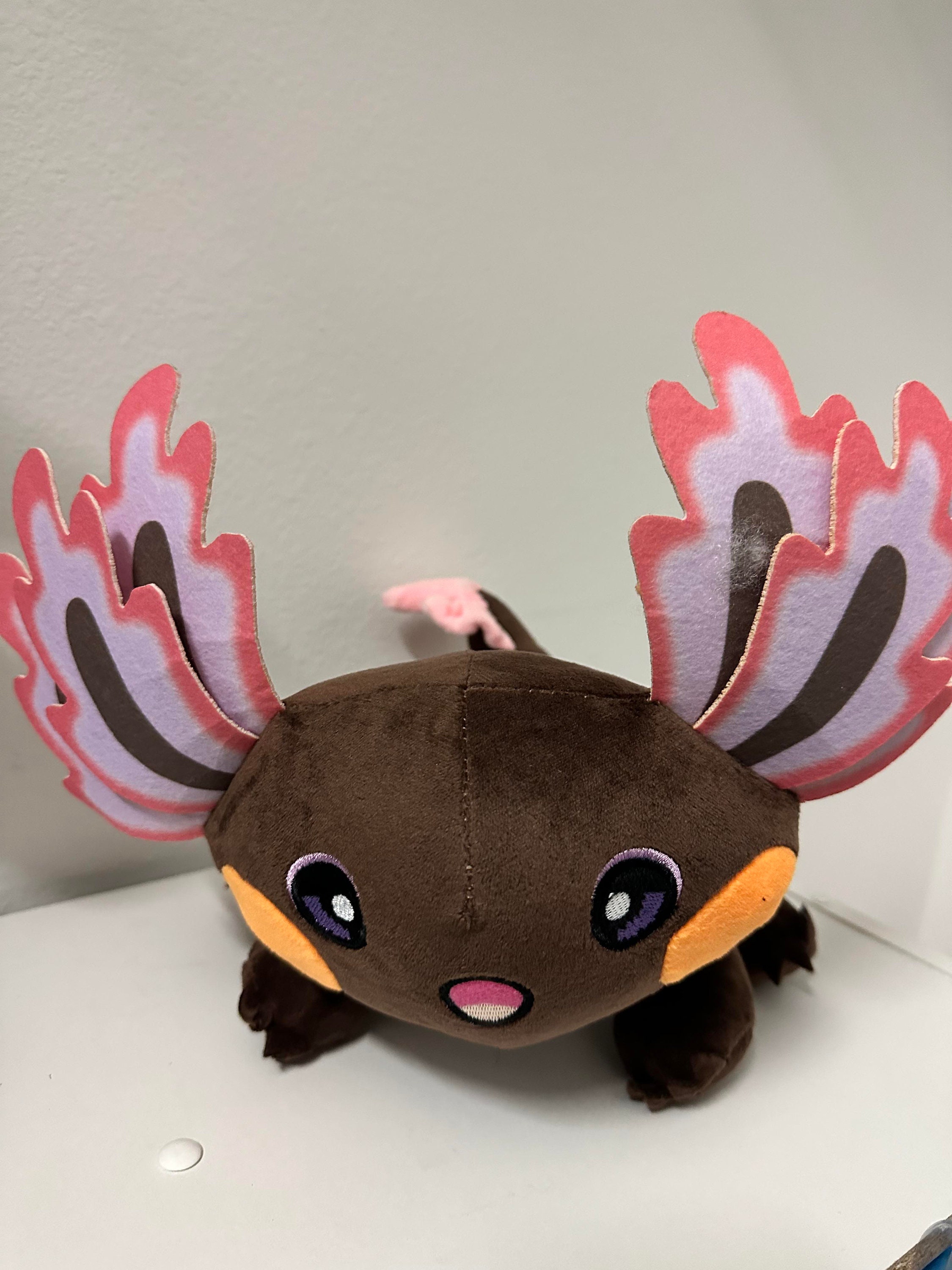 Axolotl Plush Toy Kids Stuffed Animal Axolotl Soft Cute Axolotl Stuffed ...