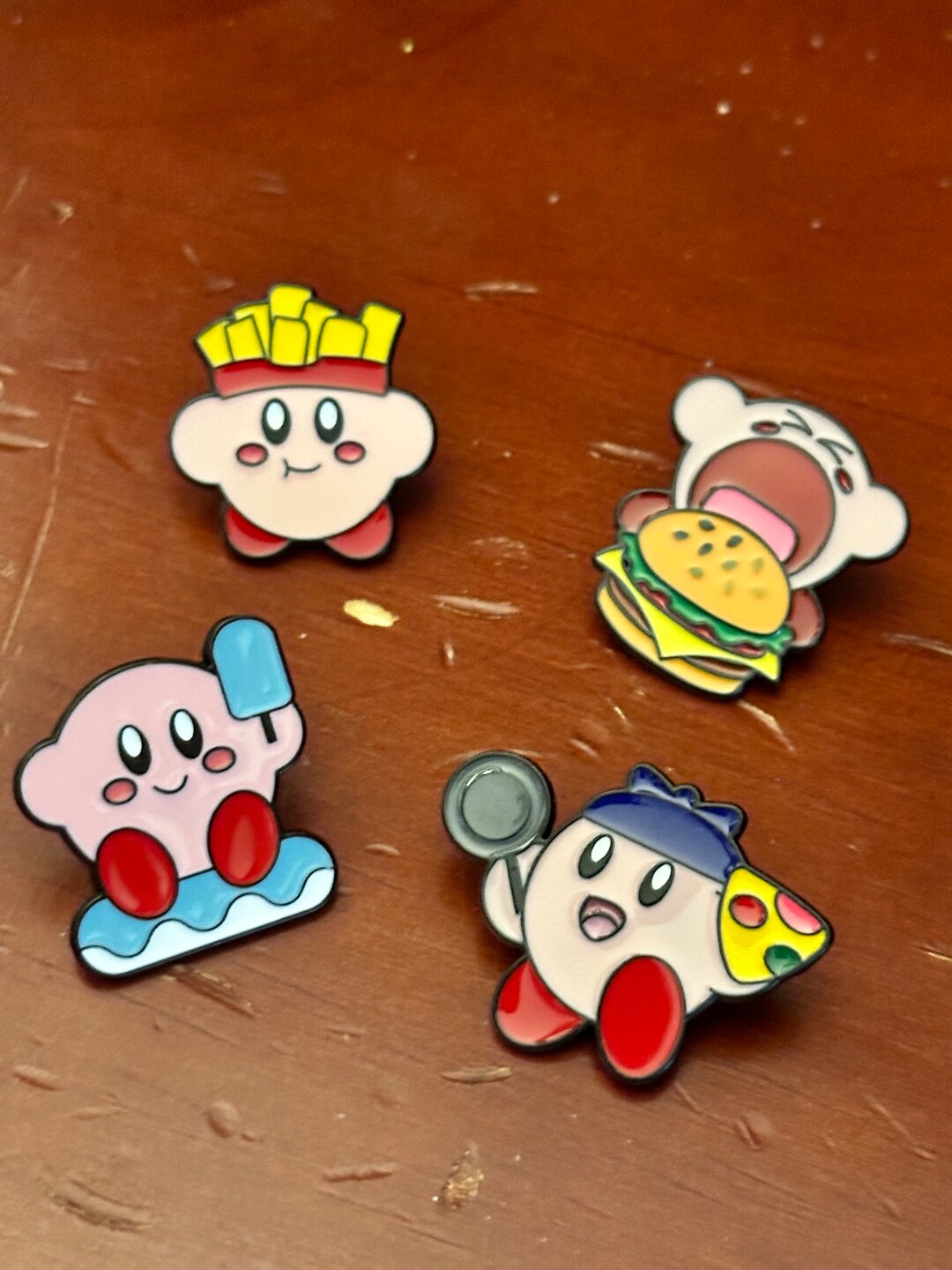 Kirby Inspired Foodimal Pins Kirby Enamel Pins Kirby Collectible Pins ...