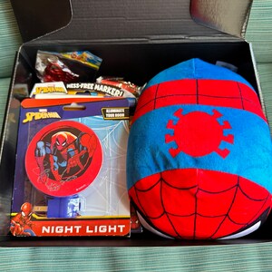 Spider-man Toys Gift Box Spiderman Plushie Tsum Tsum Kids Punching Bag ...