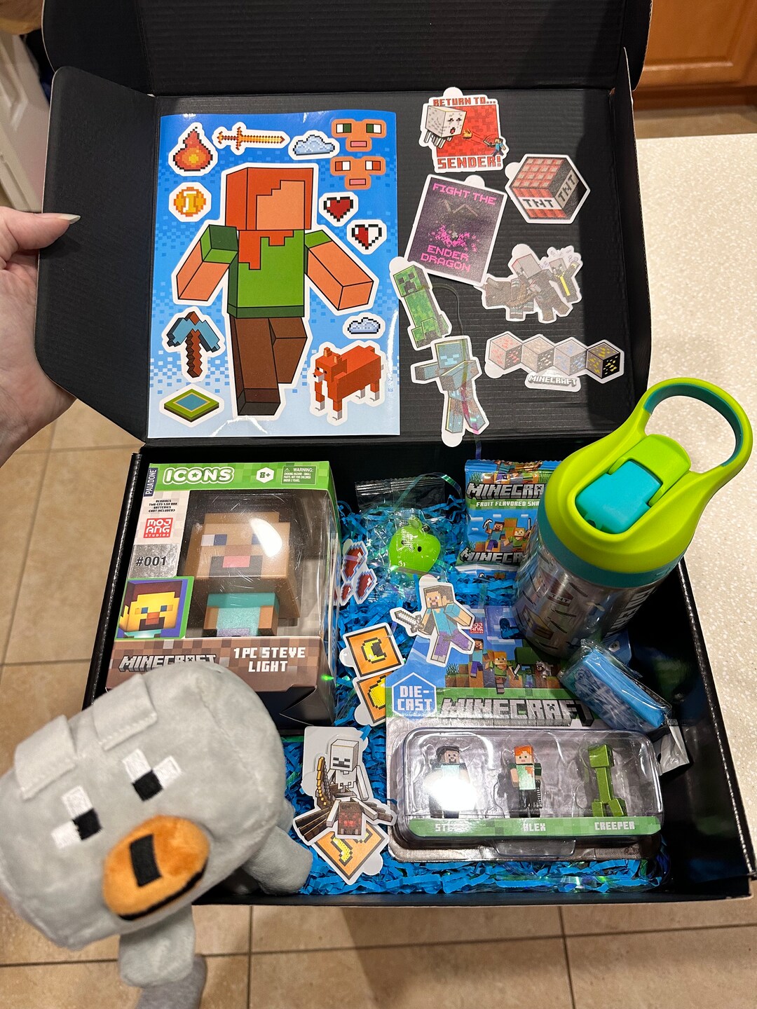 Minecraft Wolf Plush Figure Minecraft Surprise Box Minecraft Toys ...