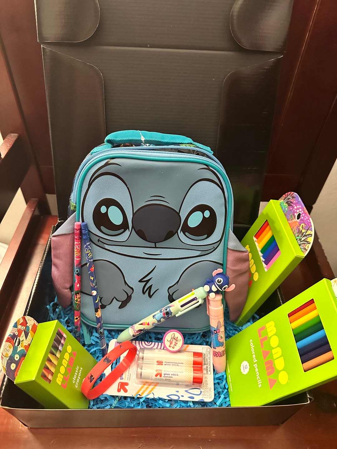 Disney Stitch Gift Box Lunch Bag School Supplies Kids Gifts for Girls ...
