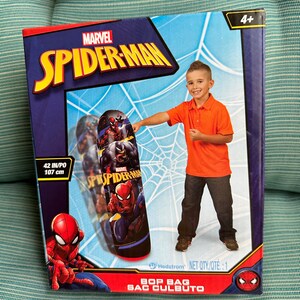 Spider-man Toys Gift Box Spiderman Plushie Tsum Tsum Kids Punching Bag ...