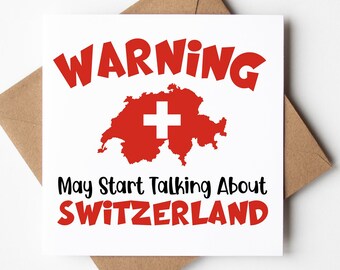 Swiss Birthday Card - Etsy UK