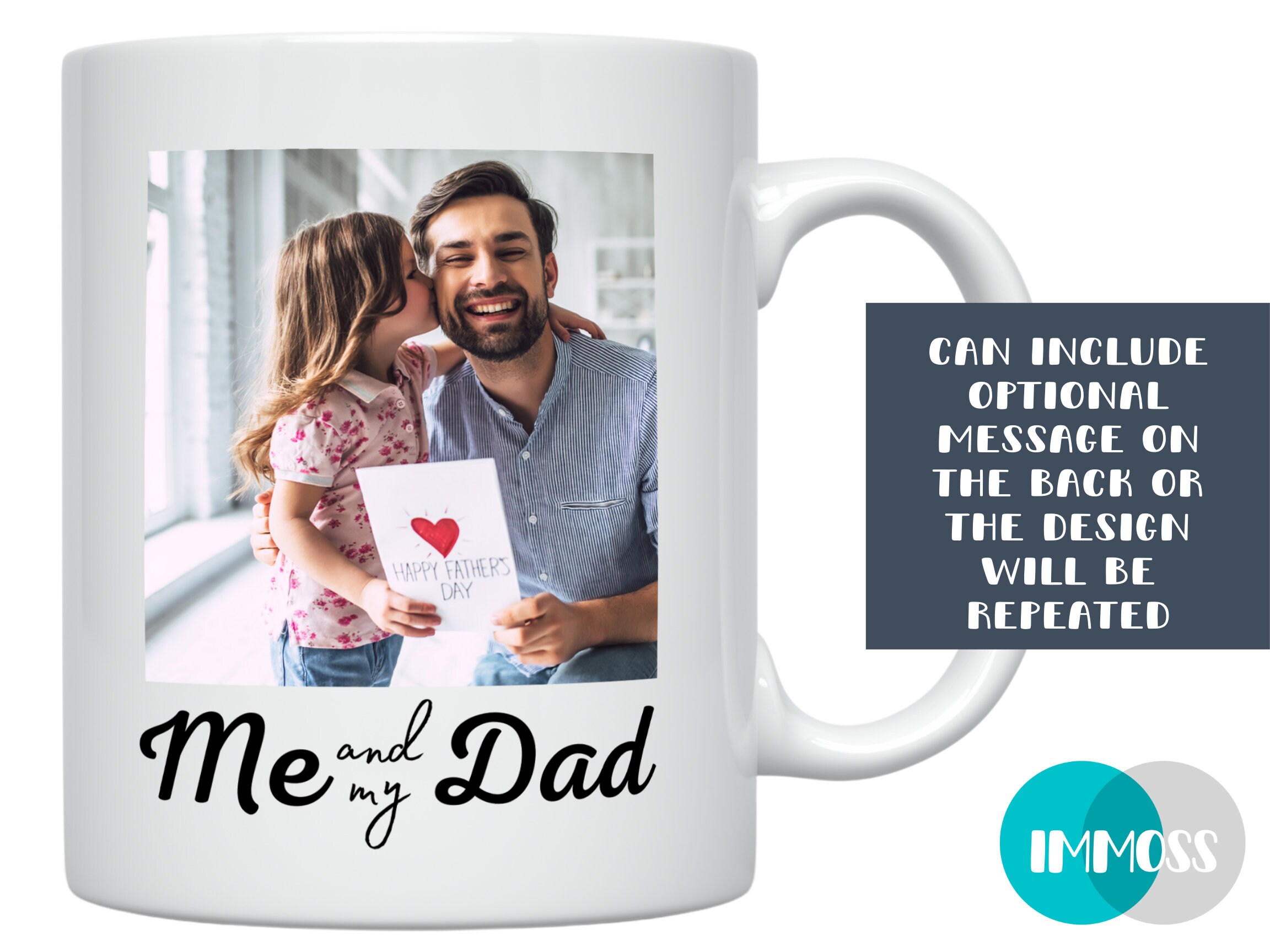 Me and My Dad Photo Mug Christmas Gift Personalised New - Etsy UK