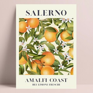 Set of 2 Prints, Italian Fruit Print, Sorrento Lemon Print, Salerno ...