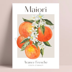 Citrus Fruit Print, Set of 3 Italian Fruit Art Prints, Fruit Wall Art ...