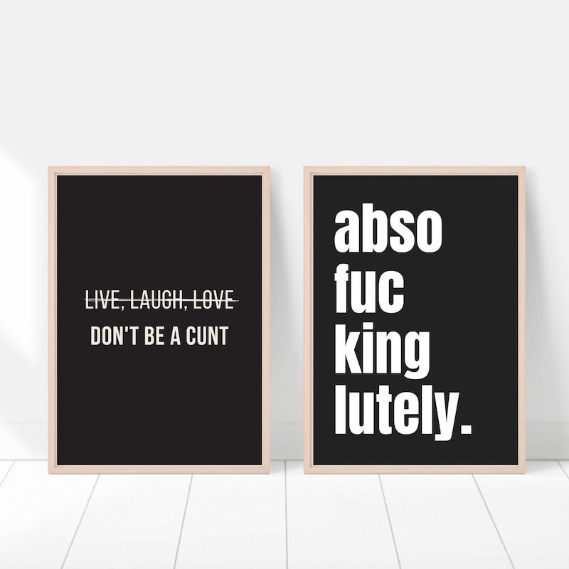 Funny Quote Poster - Etsy