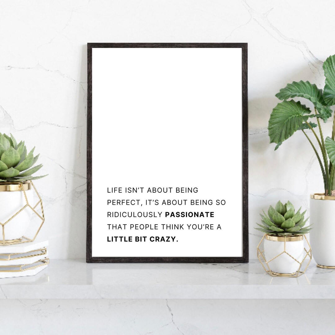 Positive Quote Print, Quote Print With Text, Inspirational Quote Prints ...